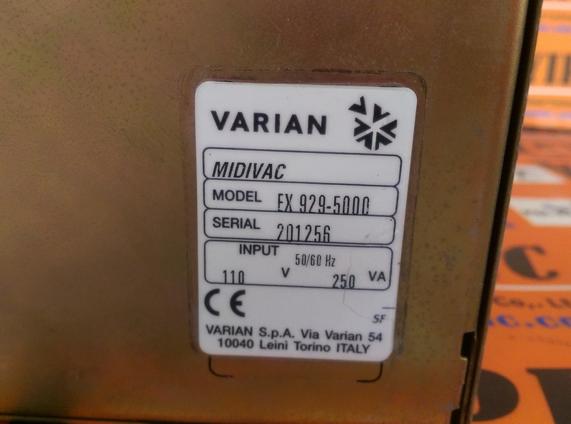 VARIAN EX 929-5000 Ion Pump Controller - 裕益科技自動化設備可程式編碼器PLC分散式控制系統DCS